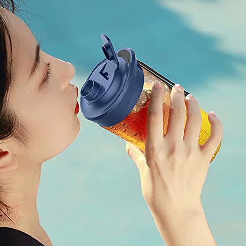 Generic Portable Blender, USB Rechargeable, Dark Blue, 6 Blades, 400ml Juice Capacity, Easy Operation, Food-Grade Material