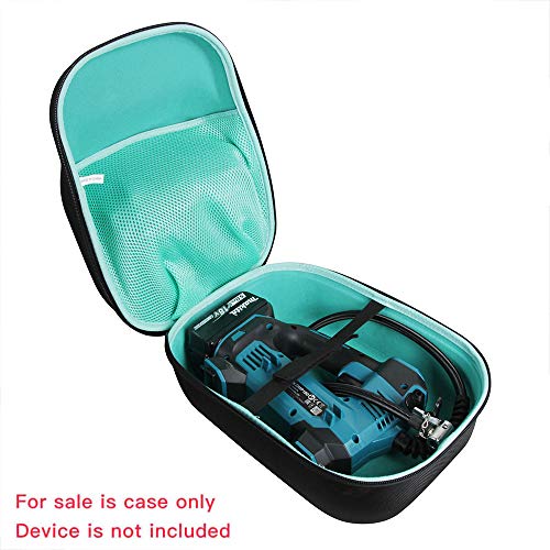 Hermitshell Travel Case for Makita DMP180ZX 18V LXT Lithium-Ion Cordless Inflator (Case for Inflator + Battery + Charger)