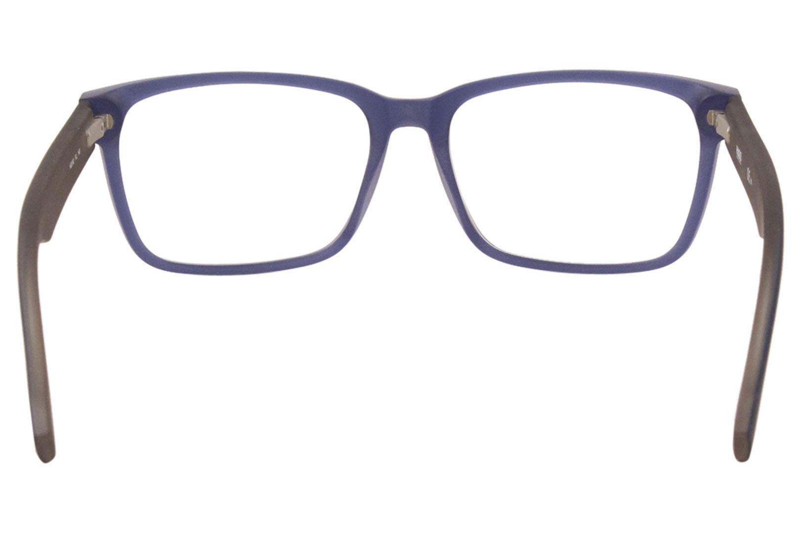 Eyeglasses Hugo (hug) HG 0182 0FLL Matte Blue / 00 Demo Lens