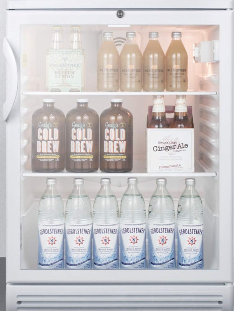 Summit SCR600GL 24" Beverage Center in White