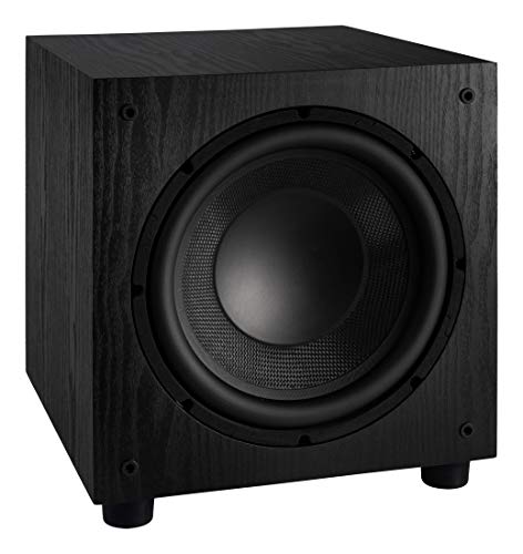 Elac SUB1010 120 Watt 10" Powered Subwoofer, Black, SUB1010-BK