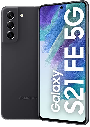 SAMSUNG Galaxy S21 FE 5G SM-G990E/DS 128GB 8GB Dual SIM Factory Unlocked GSM Smartphone - International Version, No Warranty (Graphite)