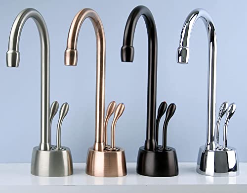 Westbrass DT1F272-12 Develosah 9" 2-Handle Instant Hot and Cold Water Dispenser Faucet with HotMaster DigiHot Digital Tank System, Oil Rubbed Bronze