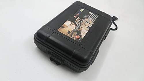 e5e10 Plastic Broadheads Box Portable Convenient Black Broadhead Storing Case Flashlight Box
