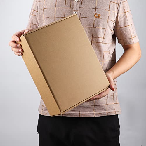 PHAREGE 12x9x4 inch Shipping Boxes 20 Pack, Brown Cardboard Gift Boxes with Lids for Wrapping Giving Women Men Presents, Corrugated Mailer Boxes for Packaging Mailing Small Business