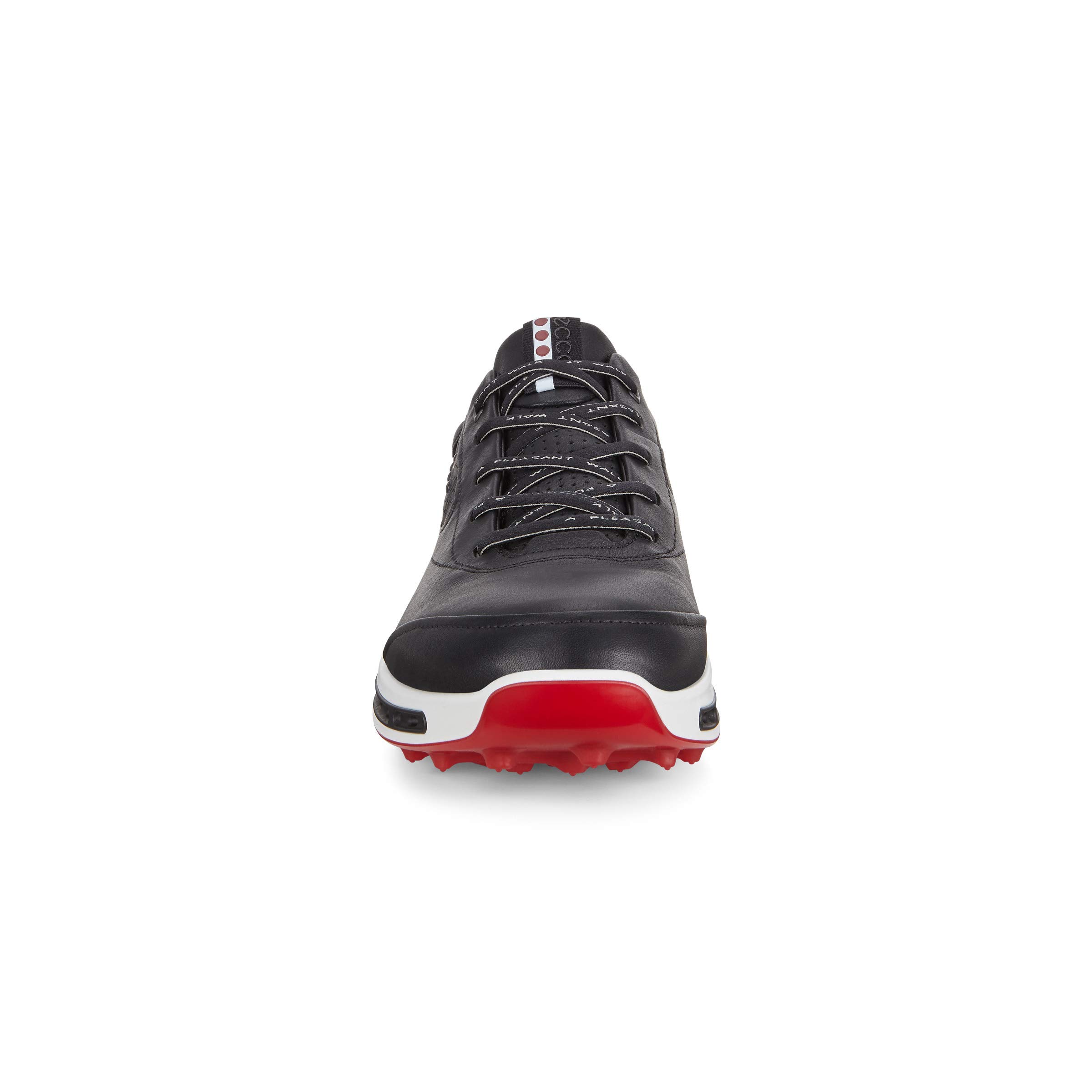 ECCO Men's Cool Pro Gore-TEX Golf Shoe, Black/Brick, 9-9.5