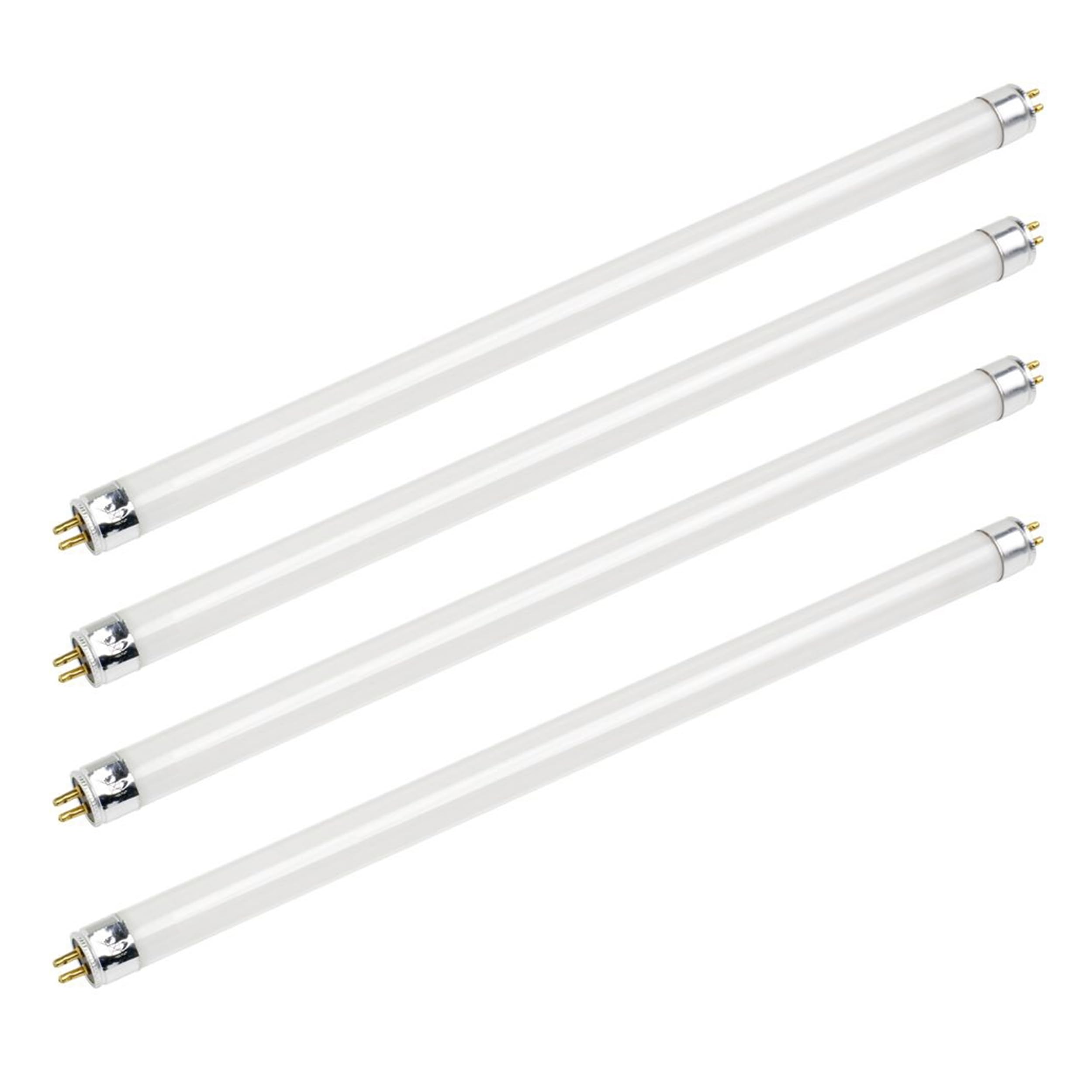 Unique Bulbs (Pack of 4) F13T5/CW 13-Watt T5 Fluorescent Cool White 4100K Super Long Life