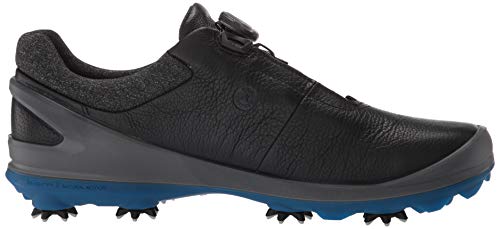 ECCO Men's Biom G3 BOA Gore-TEX Golf Shoe, Black Yak Leather, 12-12.5