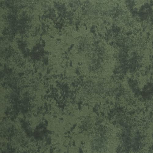 Mook Fabrics Flannel Snuggy PRT Marble, FR Green