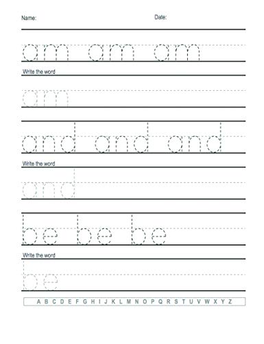 Trace Letters: Alphabet Handwriting Practice workbook for kids: Preschool writing Workbook with Sight words for Pre K, Kindergarten and Kids Ages 3-5. ABC print handwriting book