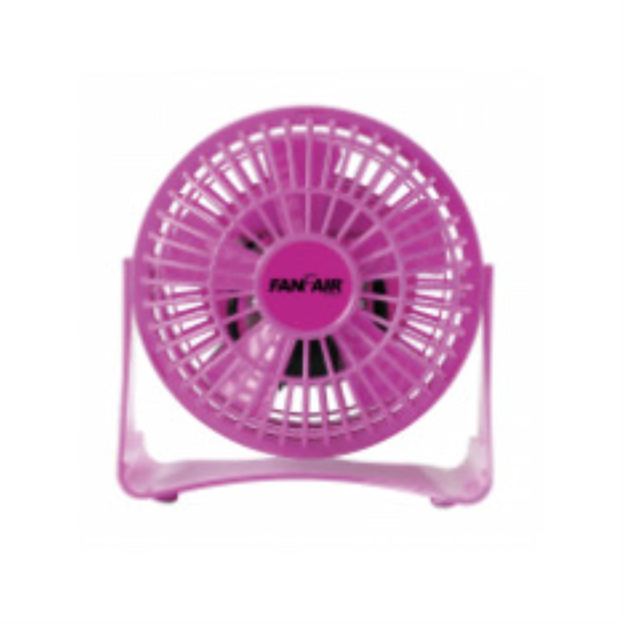 FanFair Mini High Velocity Personal Fan 4 Inch Fan Quiet Cooling, Tilt Up and Down Floor Fans Safe for Bedroom, Home or Office Use, Purple
