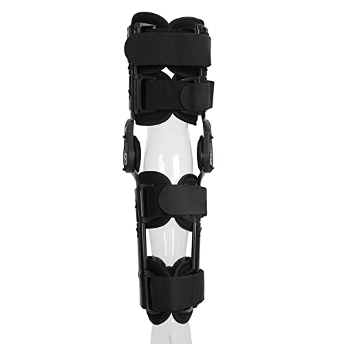 Hinged Knee Brace, Knee Support Stabilizer Breathable Aluminum Alloy 120 Degree Bending Angle for Leg Injuries