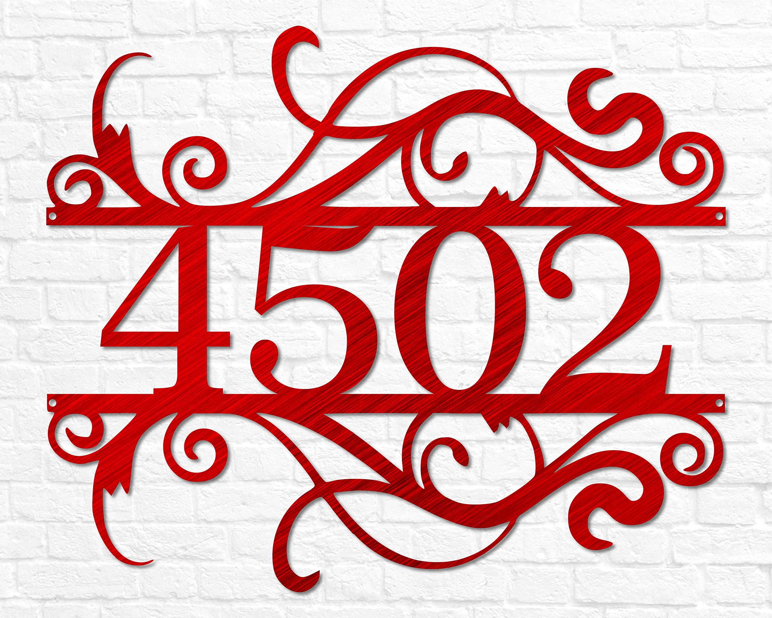 House Number Sign | Metal Address Sign | Address Plaque | Home Number Sign | Custom Address Decor | House Warming Gift | Front Door Sign