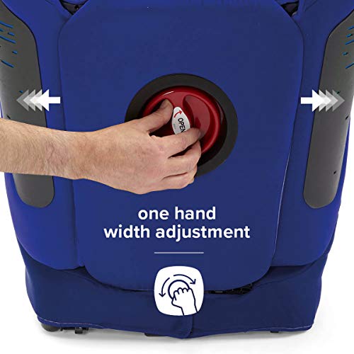 Diono Monterey 4DXT Latch, 2-in-1 High Back Booster Car Seat with Expandable Height, Width, Advanced Side Impact Protection, 8 Years 1 Booster, Blue