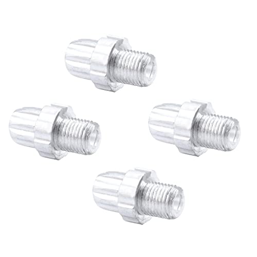 Jojomis 8 Pieces Silver Brake Cable Adjuster Bicycle Bike Accessories Aluminum