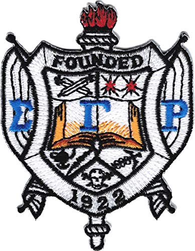 Sigma Gamma Rho Crest Iron-On Patch [White - 3"]