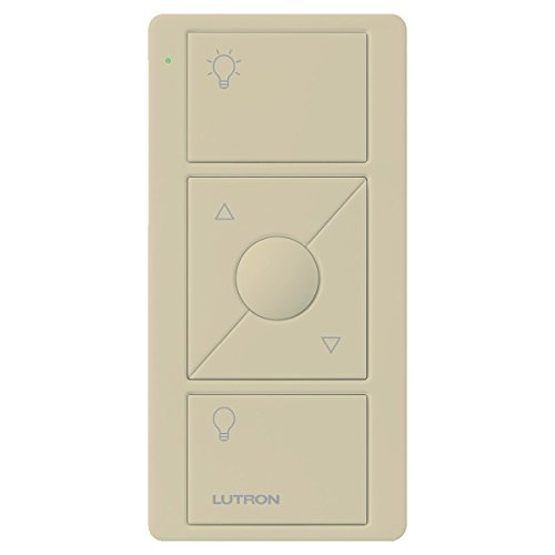 Pico Remote for Caseta Wireless Smart Dimmer and Plug-in Lamp Dimmer with Favorite Setting, PJ2-3BRL-GIV-L01, Ivory