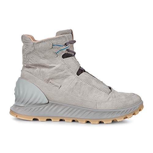 ECCO mens Exostrike Mid Dyneema Hiking Boot, Wild Dove Nubuck, 9-9.5 US