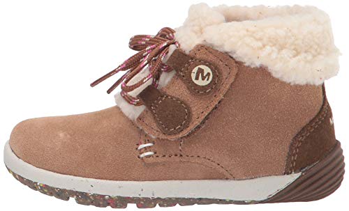 Merrell Bare Steps Cocoa Boot, Chestnut, 10 US Unisex Little Kid
