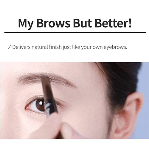 ETUDE Drawing Eye Brow #7 Light Brown 21AD | Long Lasting Eyebrow Pencil for Soft Textured Natural Daily Look Eyebrow Makeup | K-beauty