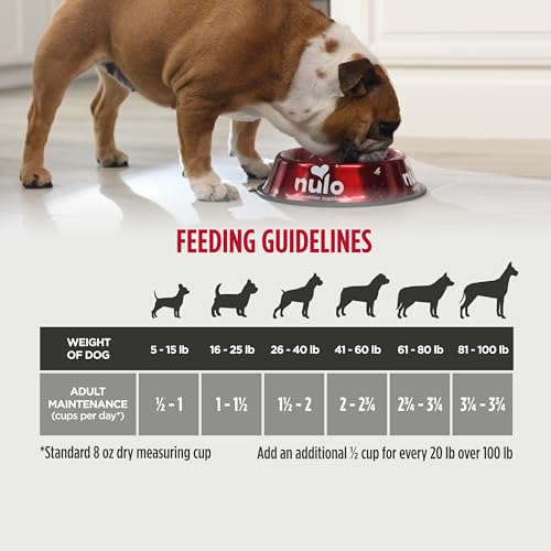 Nulo Freestyle All Breed Senior Dry Dog Food, Premium Grain-Free Dog Kibble with Healthy Digestive Aid BC30 Probiotic and Chonoitin Sulfate for Hip & Joint Support, 6 Pound (Pack of 1)