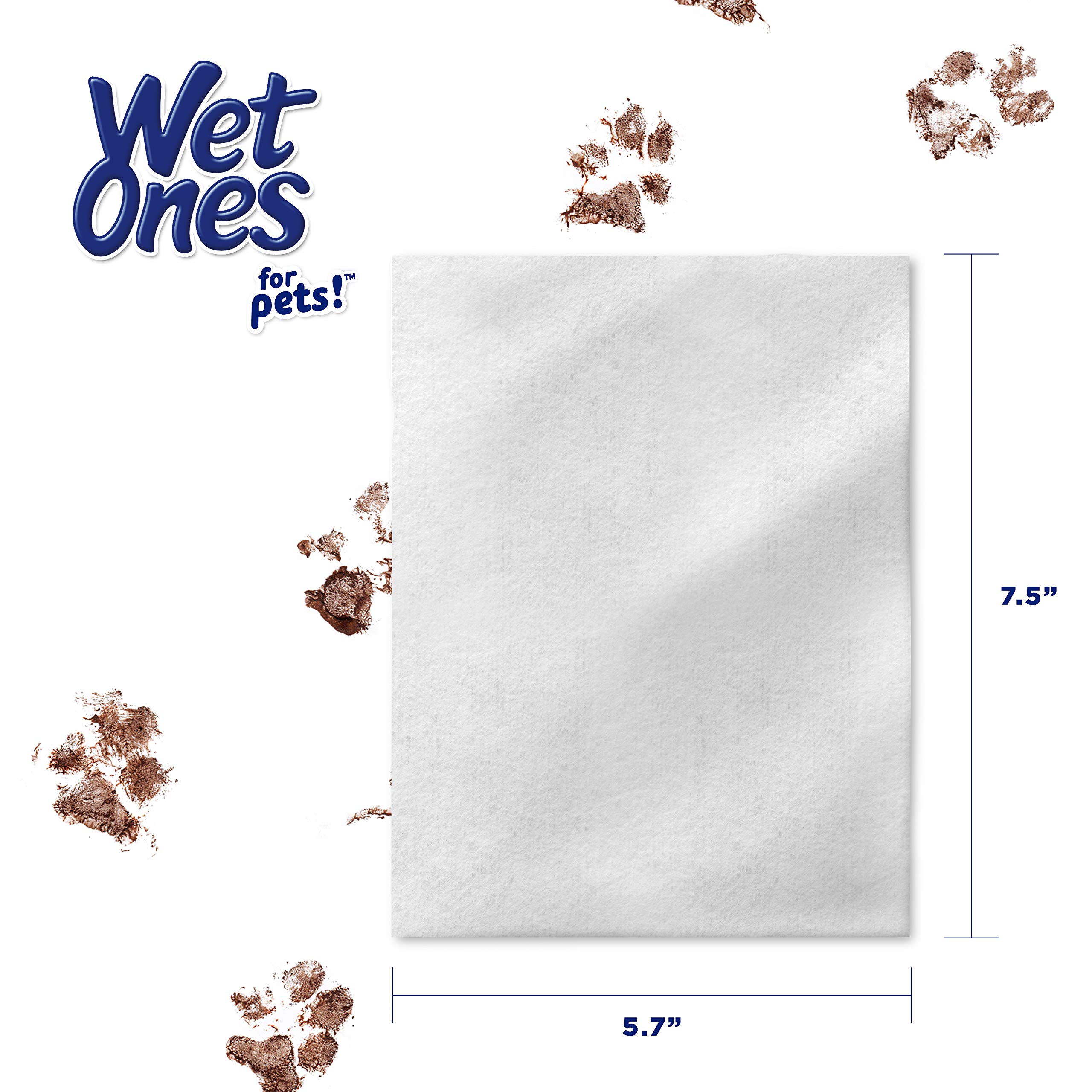 Wet Ones for Pets Hypoallergenic Multi-Purpose Dog Wipes with Vitamins A, C & E | No Fragrance Hypoallergenic Dog Wipes for All Dogs Wipes Multipurpose | 100 Count Pouch Dog Wipes