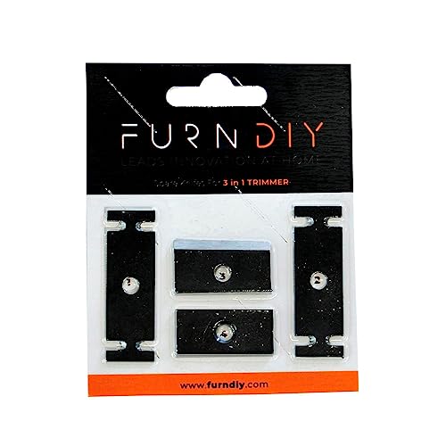 Furndiy 3in1 Edge Banding Trimmer Spare Knives - Edgebanding Trimmer - Edgebanding Cutter - Melamine Trimmer - Melamine Cutter - Edgebanding Trimming - Double Edge Trimmer