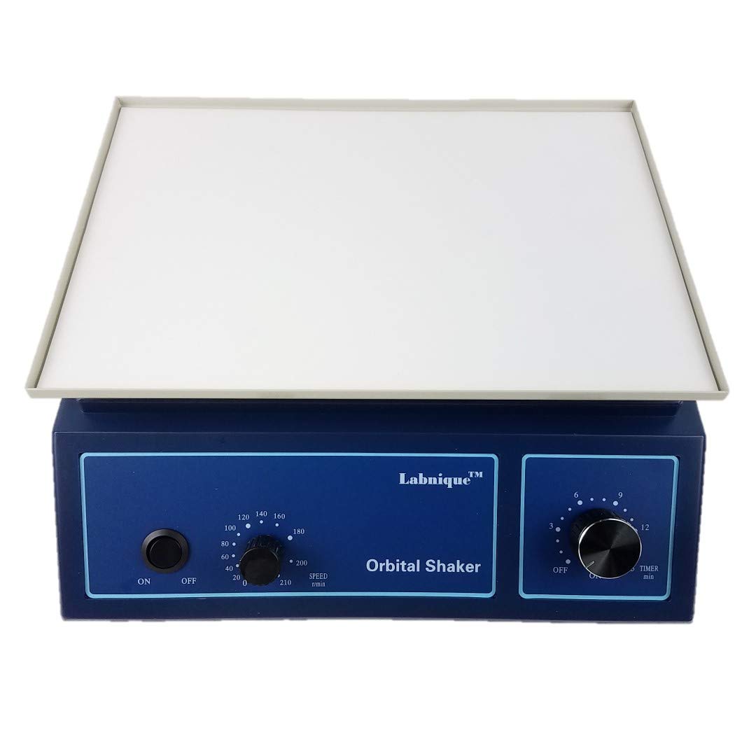 Orbital Shaker, Oscillator with Anti-Slip Pad, Adjustable Speed at 0-210rpm, 110V