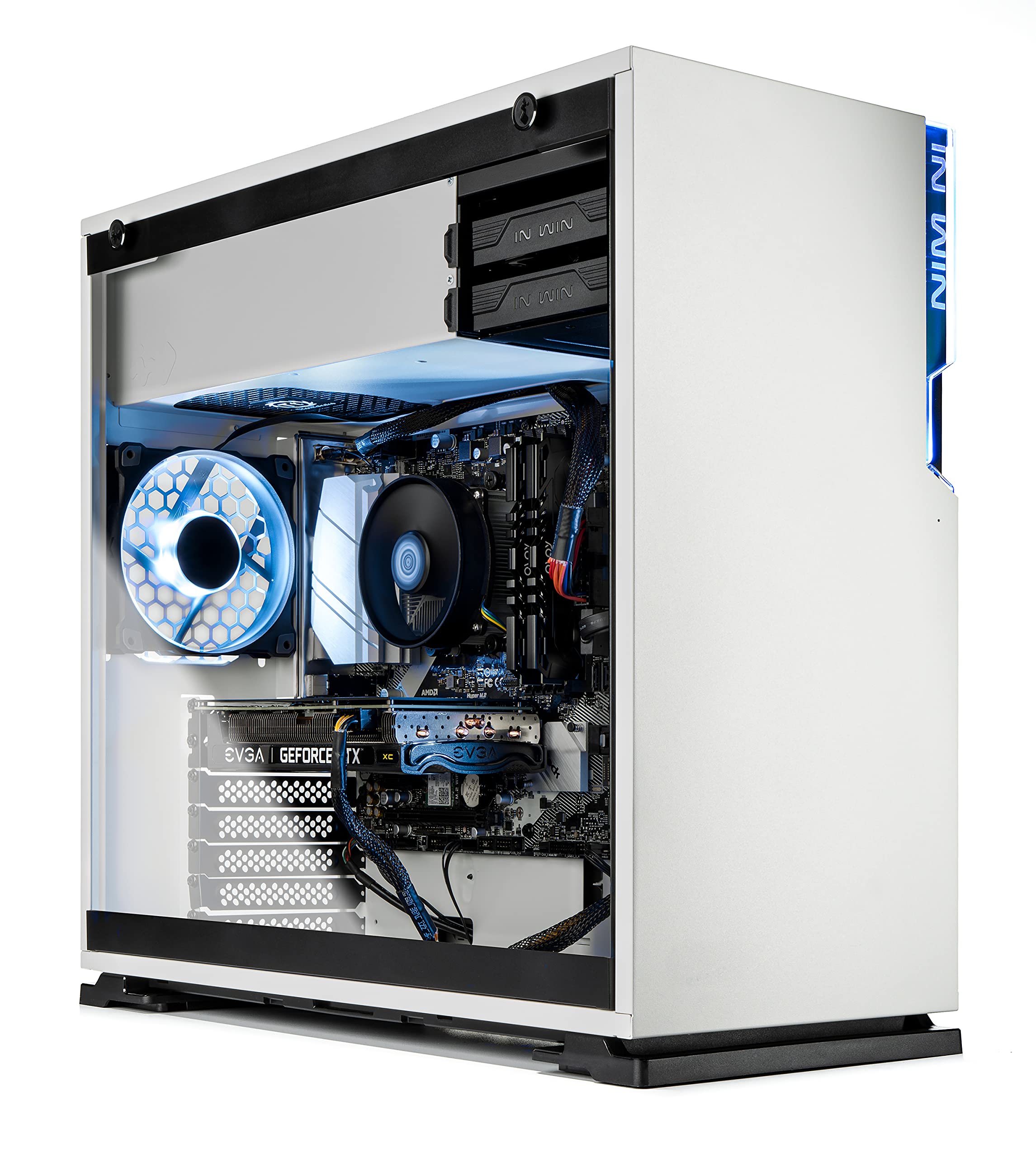 Skytech Shiva Gaming PC Desktop β AMD Ryzen 5 5600X 3.7 GHz, RTX 3060 Ti, 1TB NVME SSD, 16G DDR4 3200, 650W Gold PSU, AC Wi-Fi, Windows 10 Home 64-bit