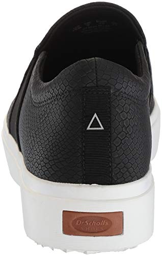 Dr. Scholl's Shoes womens Wander Up Sneaker, Black Snake, 8 US
