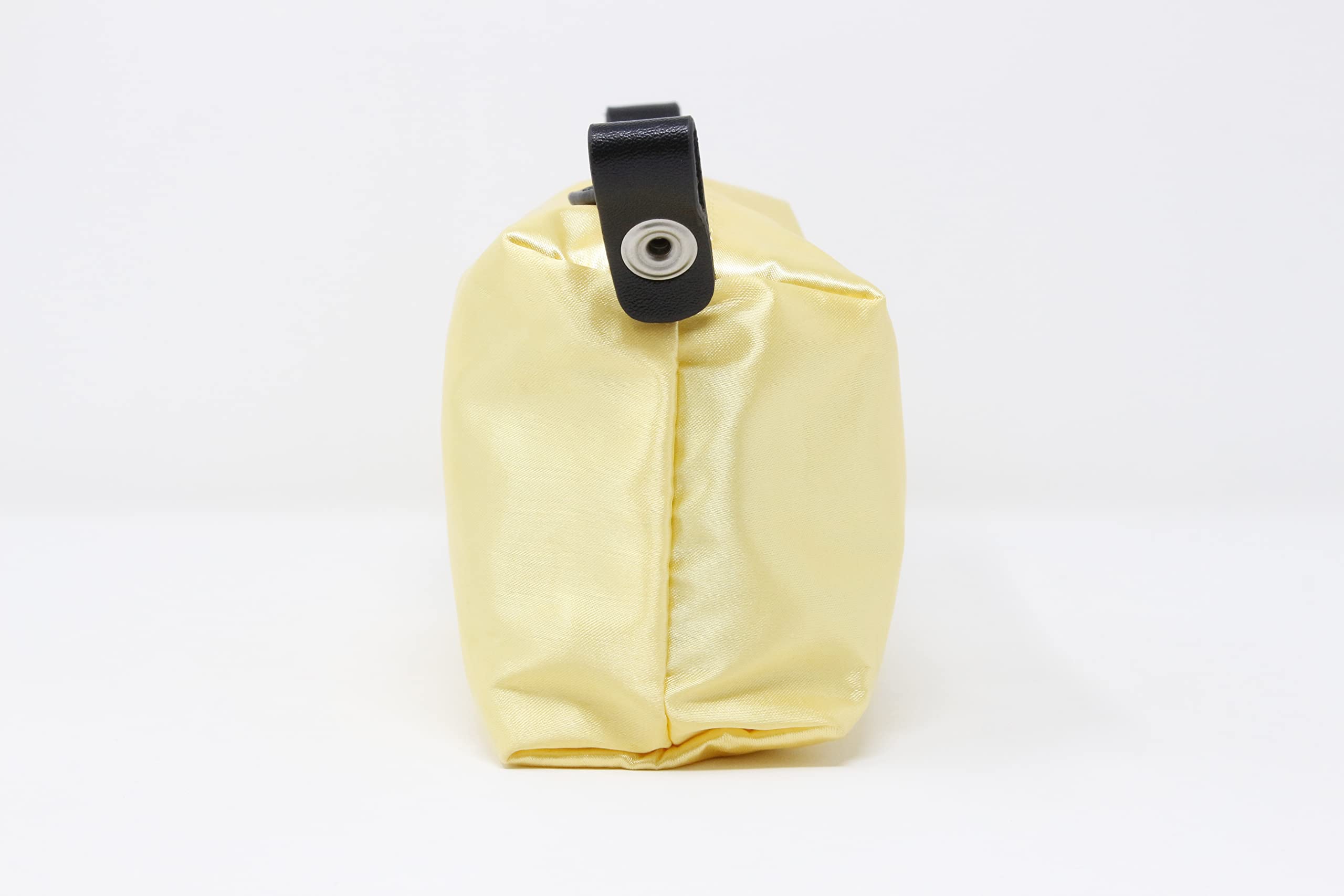 DOMINIE Liner for Clear Handbag Small Clutch Removable/Interchangeable Liner - Yellow Liner, Black Tabs (Black Clutch Sold Separately)