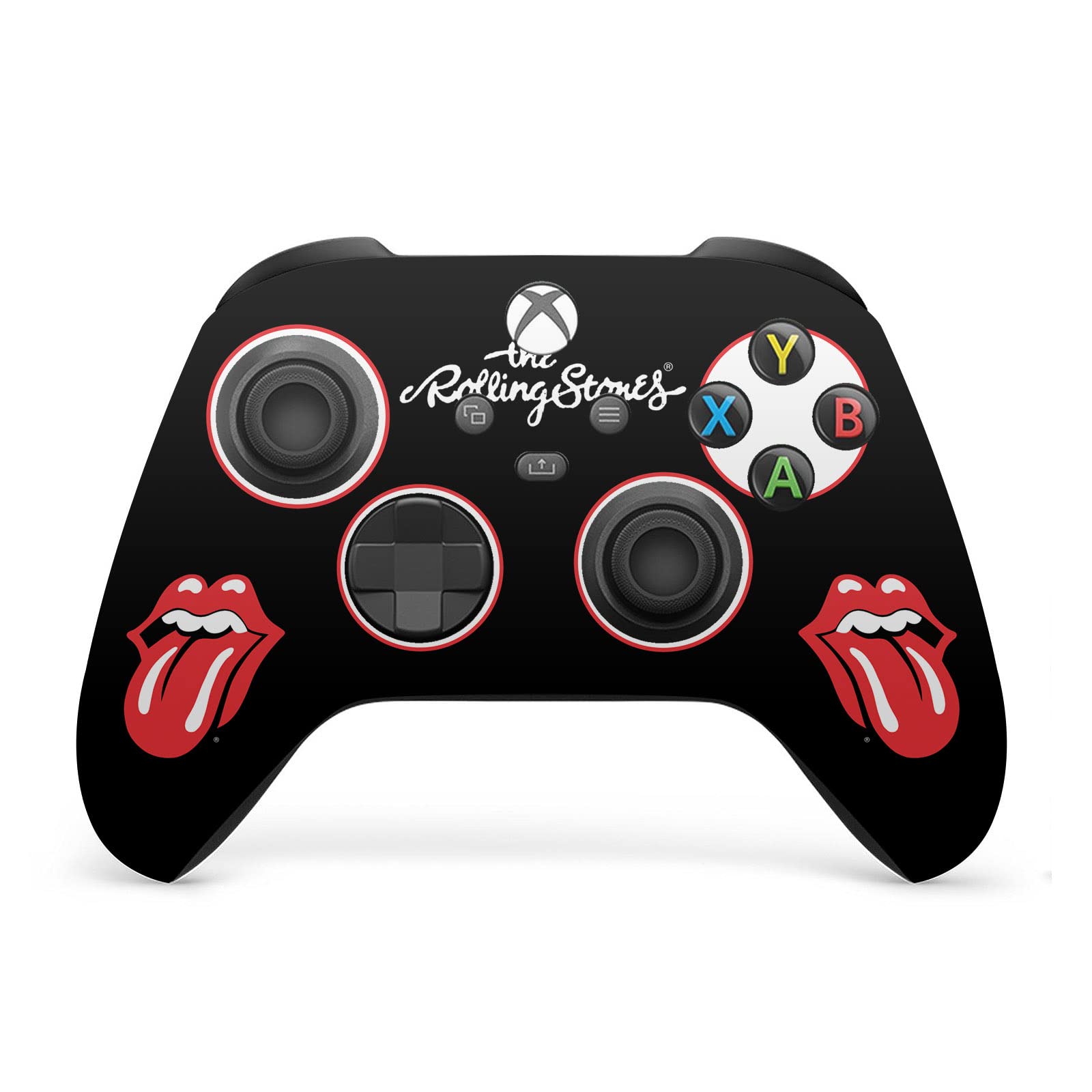 Head Case Designs Officially Licensed The Rolling Stones Classic Tongue Logo Art Vinyl Sticker Gaming Skin Decal Cover Compatible with Xbox Series X Console and Controller Bundle