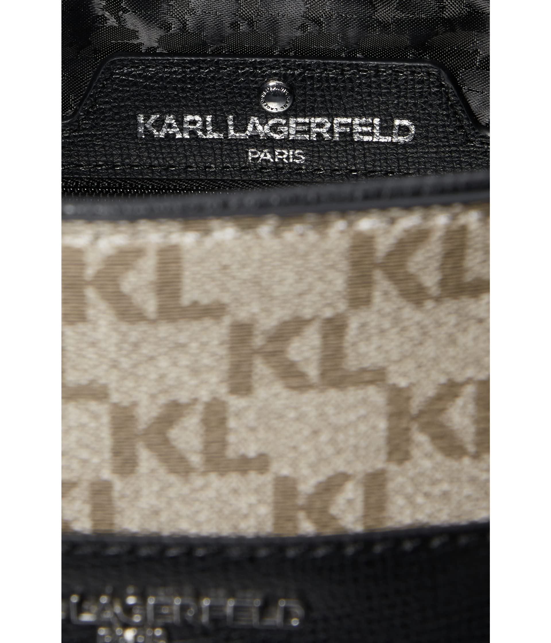 KARL LAGERFELD Paris Gifting Tote Tan/Black Multi One Size