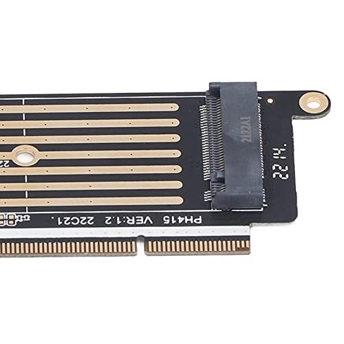 Jeanoko SSD Convert Card, Practical PCB Material M.2 NVME Riser Card Wide Applicability Lightweight for Notebook Computer