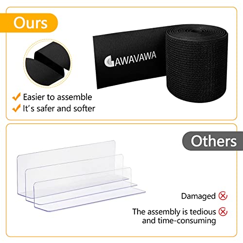 GAWAVAWA Under Couch Blocker Adjustable and Thickened Upgraded Bed Barrier for Under Furniture-Stop Things from Rolling Under Sofa,Bed,Strong Adhesive Baffle, Easy to Install-4.3in*9.8Foot