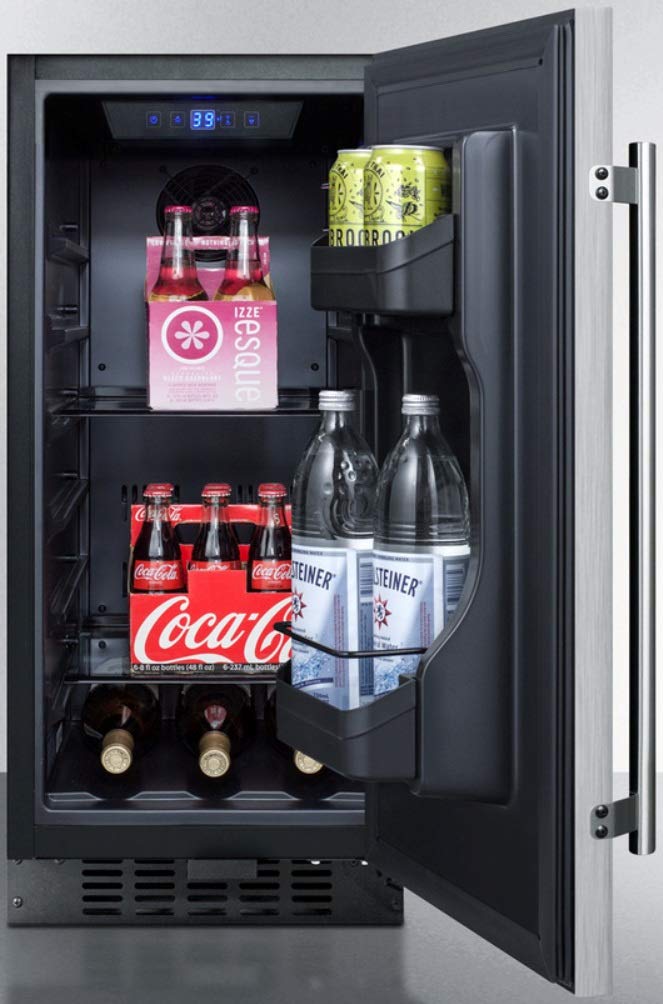 Summit FF1532BSS Refrigerator, Stainless Steel