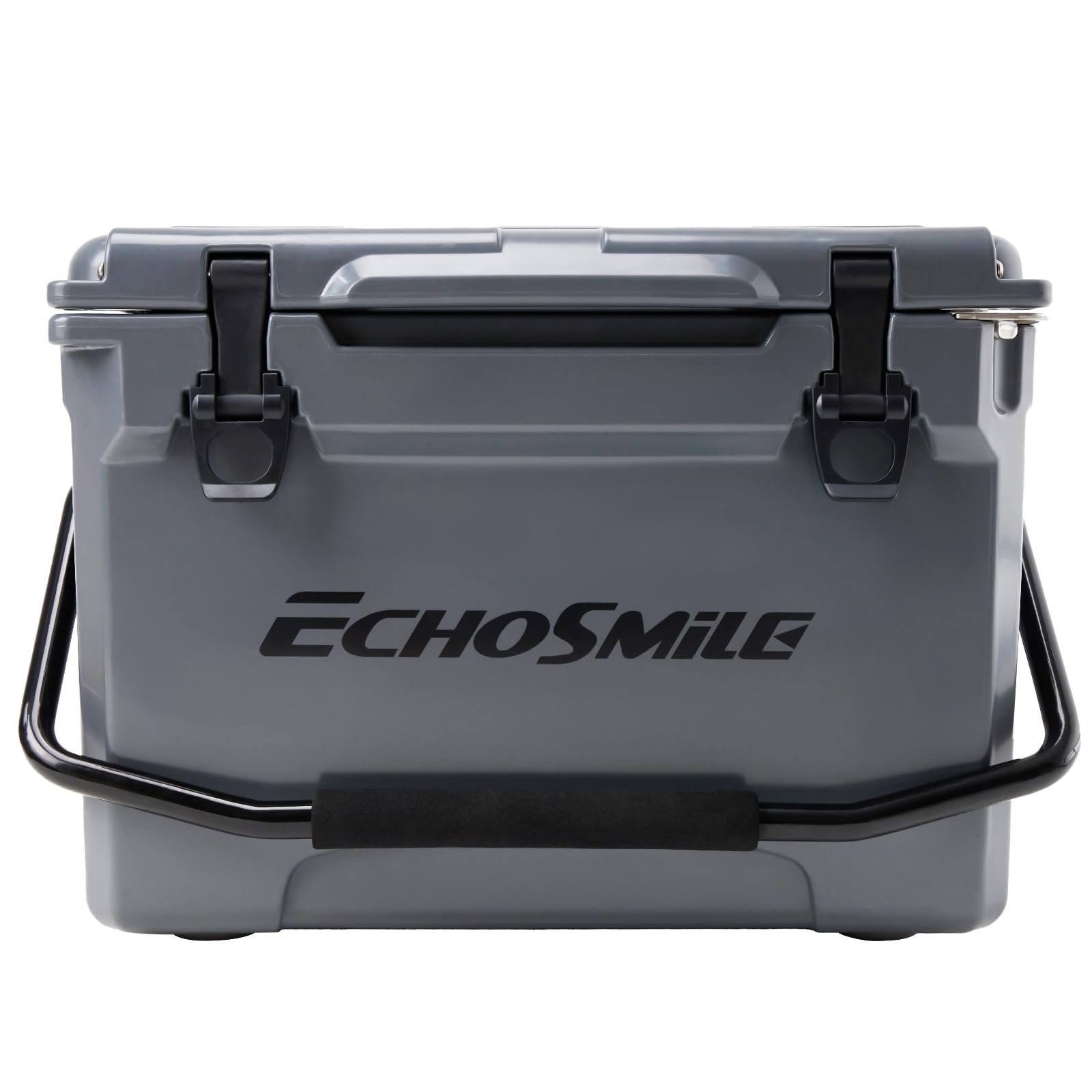 EchoSmile Insulated Portable Cooler 12/18/25 Qt, Rotomolded Cooler with Sealing Ring, Lightweight Ice Chest Box, Hard Cooler for BBQ, Beach, Drink, Camping, Picnic