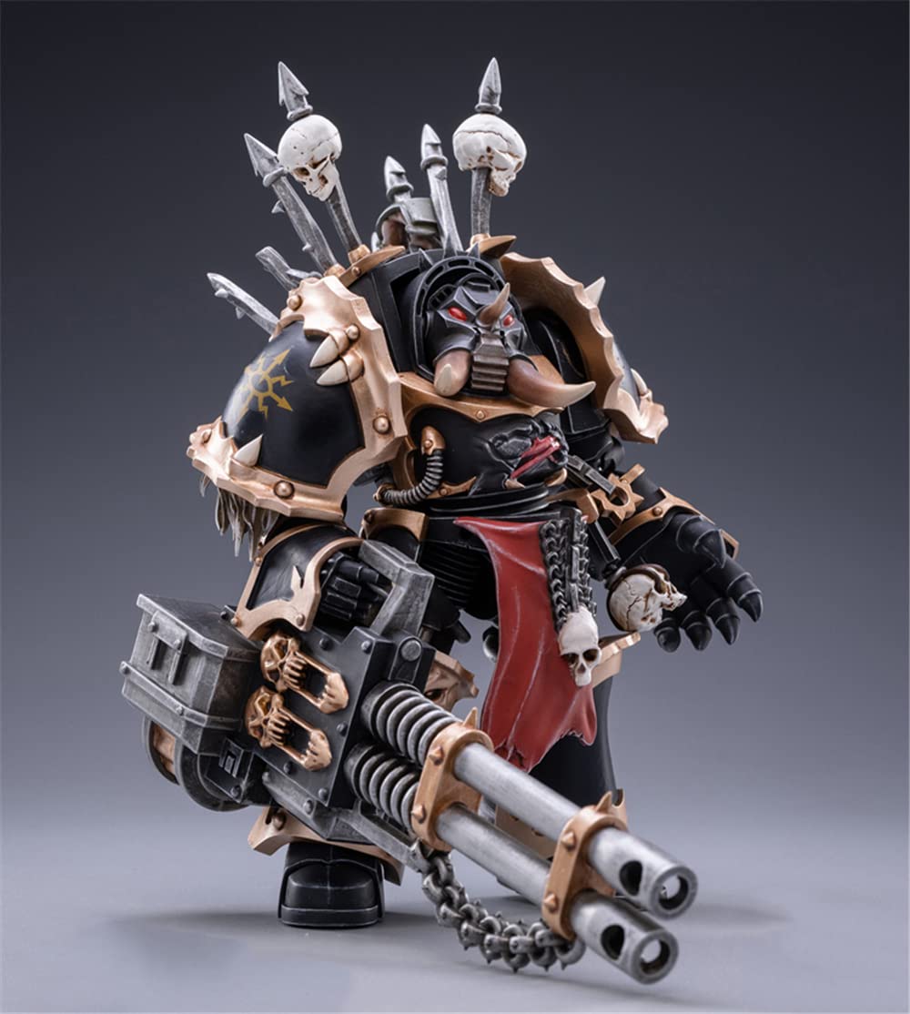 HiPlay JoyToy Γ Warhammer 40K Officially Licensed 1/18 Scale Science-Fiction Action Figures Full Set Series -Black Legion Chaos Space Marines Chaos Terminators Brother Gornoth
