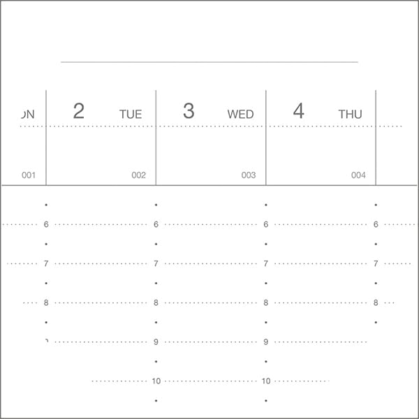 GreetingLife CD-1277-HT Moment Planner 2024 A5 Weekly Soft Cover, Beige (Begins December 2023)