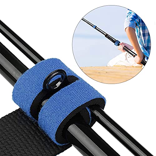 Fishing Rod Non-Slip Fixed Binding Rod Belt, Magic Bait Belt, Fishing Rod Non-Slip Fixed Binding Rod Belt, Adjustable Rotating Rod with Bracket, Fishing Tackle Tie Bag Accessories