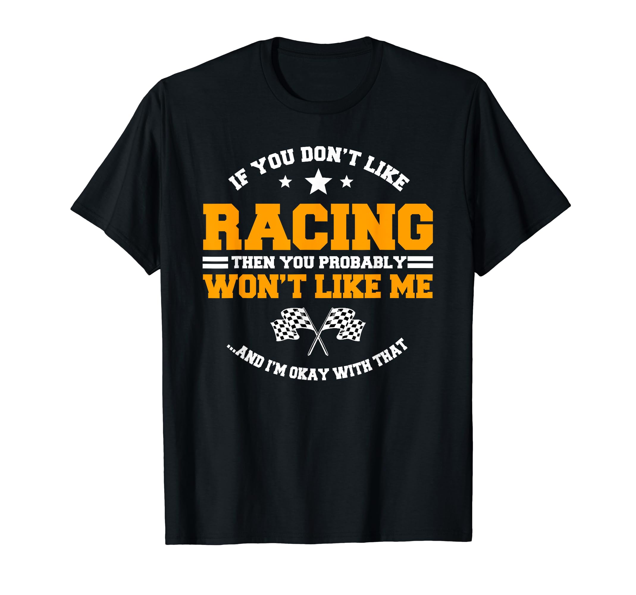 Dirt Track Racing Automobile MX Motocross Race Car Racers T-Shirt
