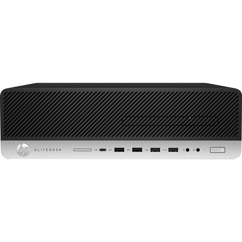 HP EliteDesk 800 G3 Small Form Factor Desktop Intel Core i7-7700 Quad-Core Processor 3.60GHz 16GB DDR4-2400 SDRAM Memory 512GB SSD - Black (Renewed)