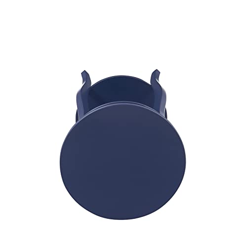 Powell Navy Blue Shapely Legs and Shelf Phipps Round Side Table