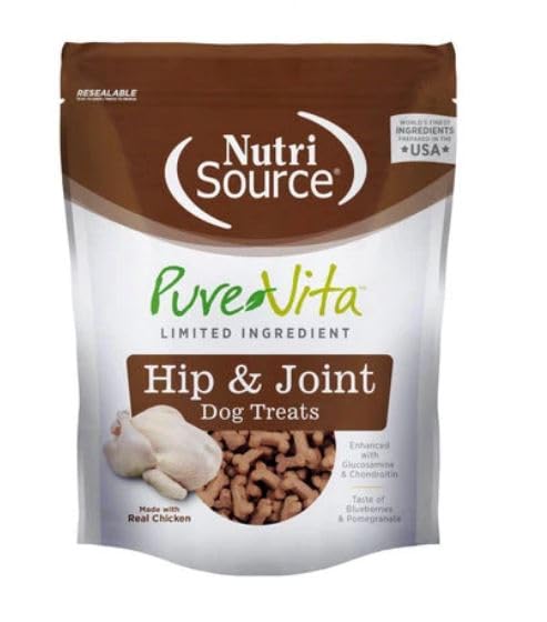 Pure Vita, Dog Treats, Hip & Joint, 6 Oz