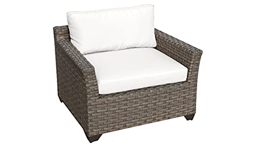 TK Classics MONTEREY-08a-WHITE Monterey Seating Outdoor Furniture, Sail White