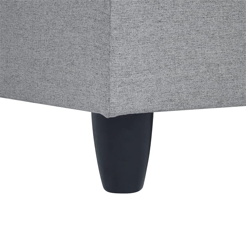 Oadeer Home DDD7438 Sectional, Light Gray