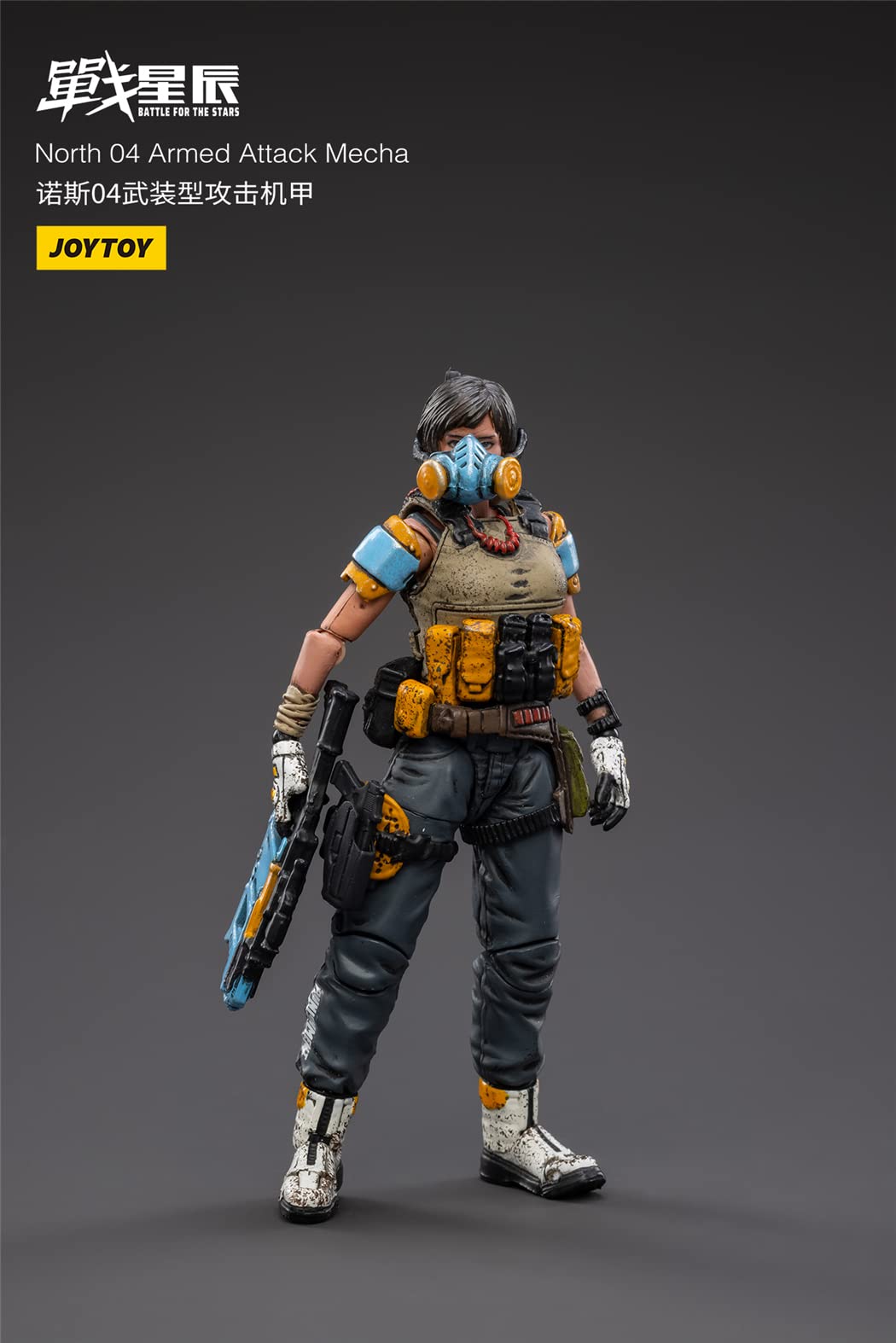 HiPlay JoyToy 1/25 & 1/18 Scale Science-Fiction Robot Mecha Action Figures Full Set-Dark Source & Battle for The Stars Series-North 04 Armed Attack Mecha