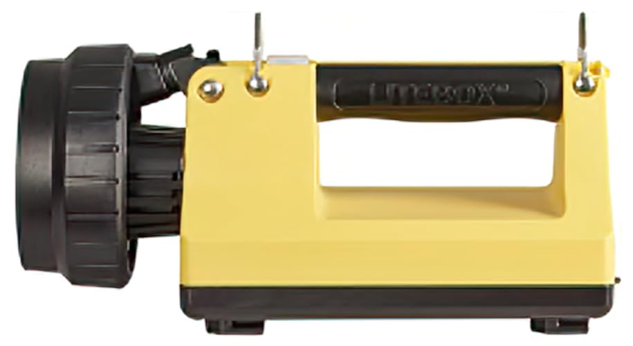 Streamlight 45826 E-Flood LiteBox 1500-Lumen 4700 Candela Rechargeable Flood Beam Lantern with Heavy Duty Shoulder Strap Without Charger, Yellow