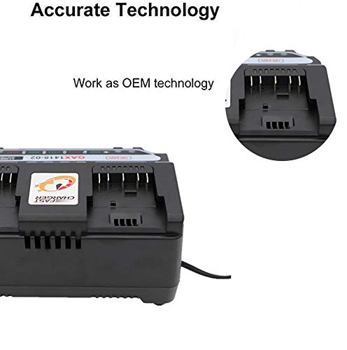 For Bosch Dual Charge Port 14.4V-18V Electrical Drill Li-ion Battery BAT609 BAT609G BAT618 BAT618G BAT614 2607336236
