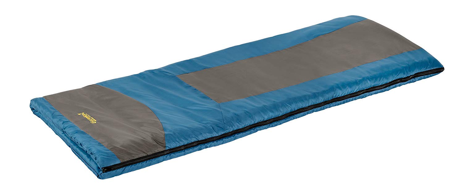 Eureka Minnow Kids' 45-Degree Sleeping Bag, Blue/Grey